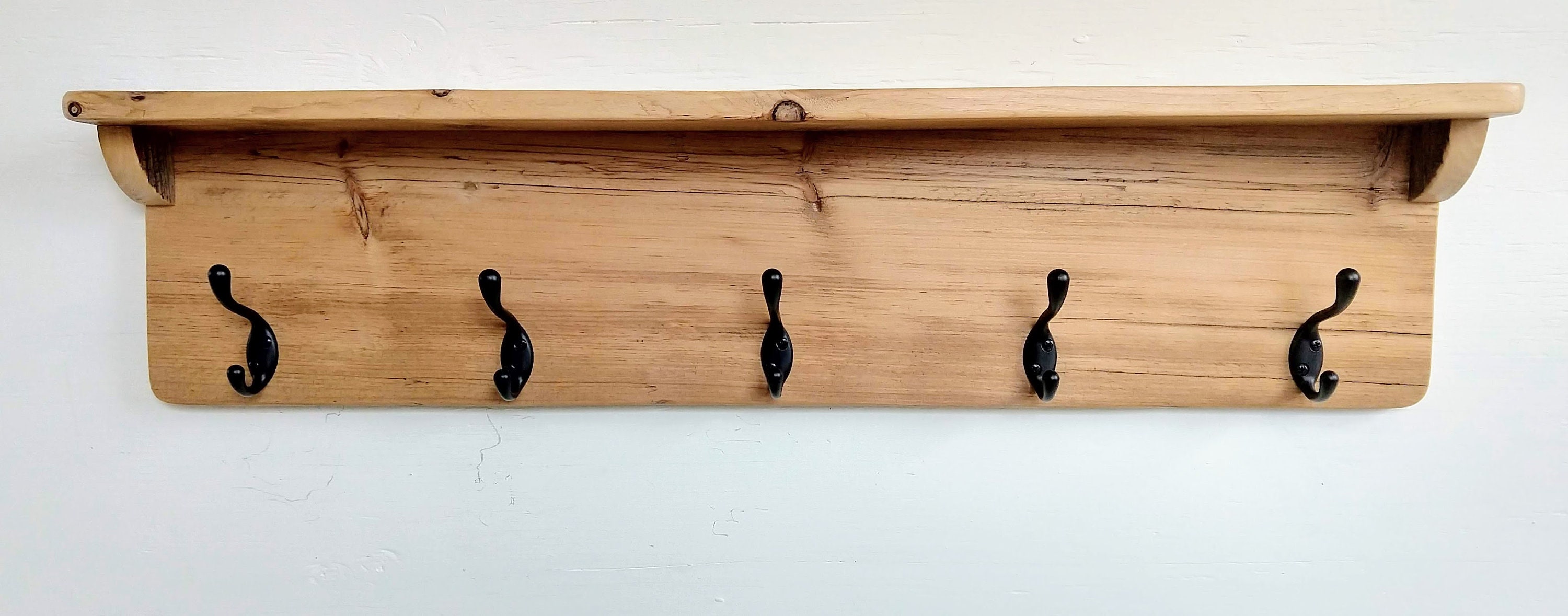 Farmhouse Barn Wood Coat Rack - Etsy