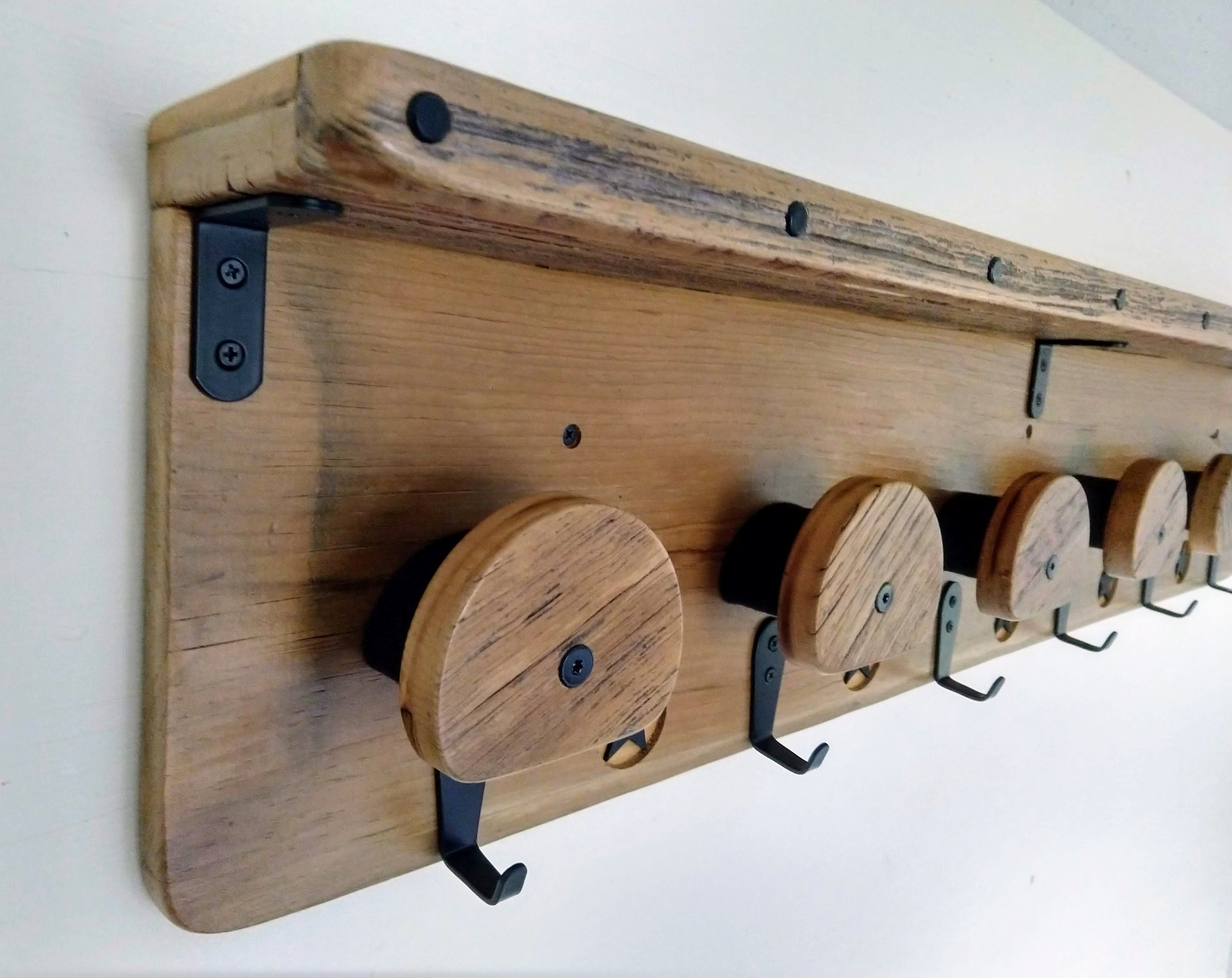 Old West 6 Headstall Wood Bridle Rack With Top Shelf - Etsy