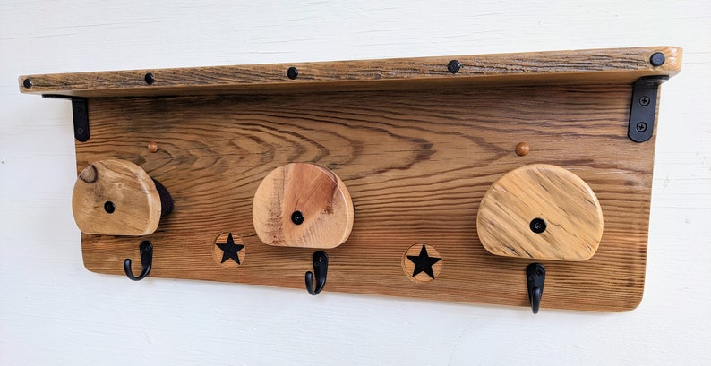 Old West 3 Headstall Wood Bridle Rack With Shelf - Etsy