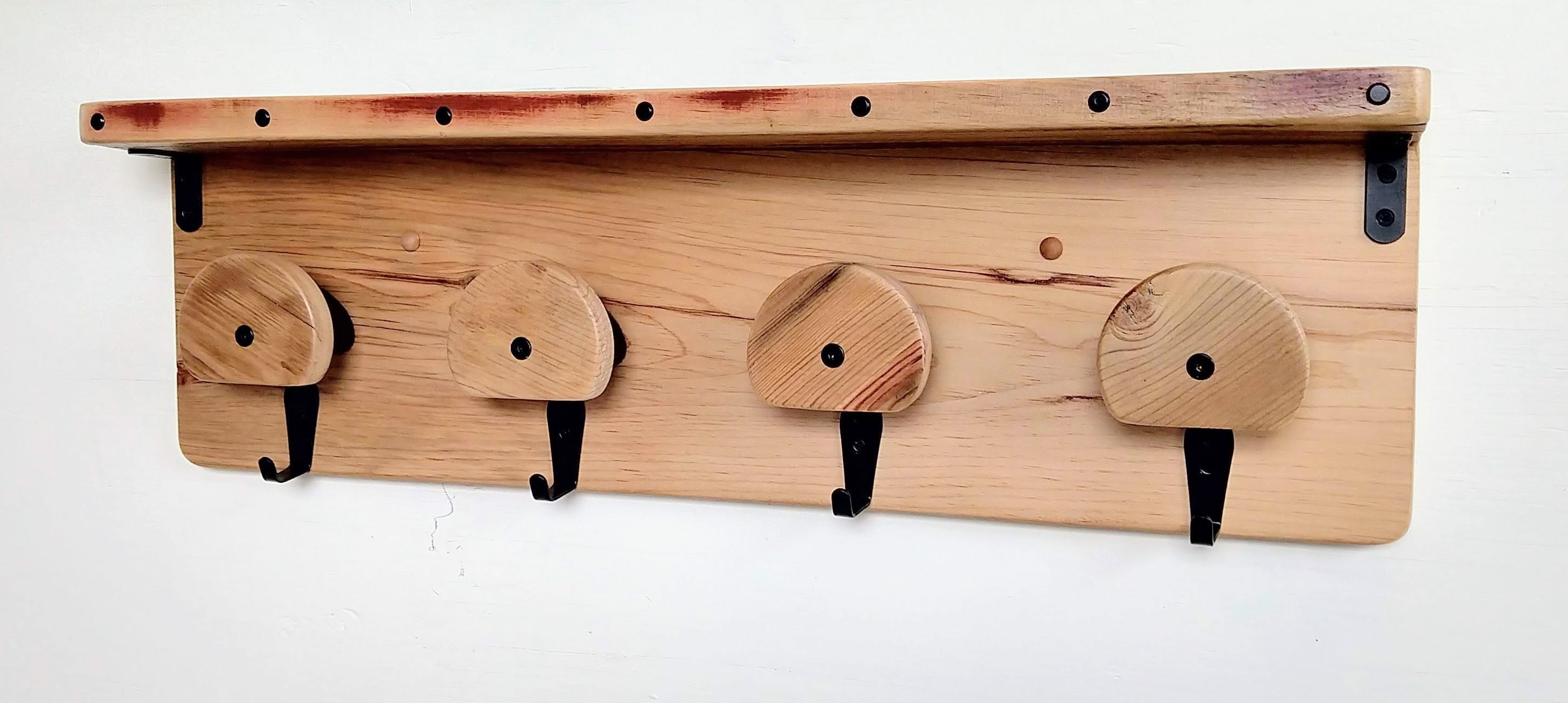 Old West 4 Headstall Wood Bridle Rack With Shelf - Etsy