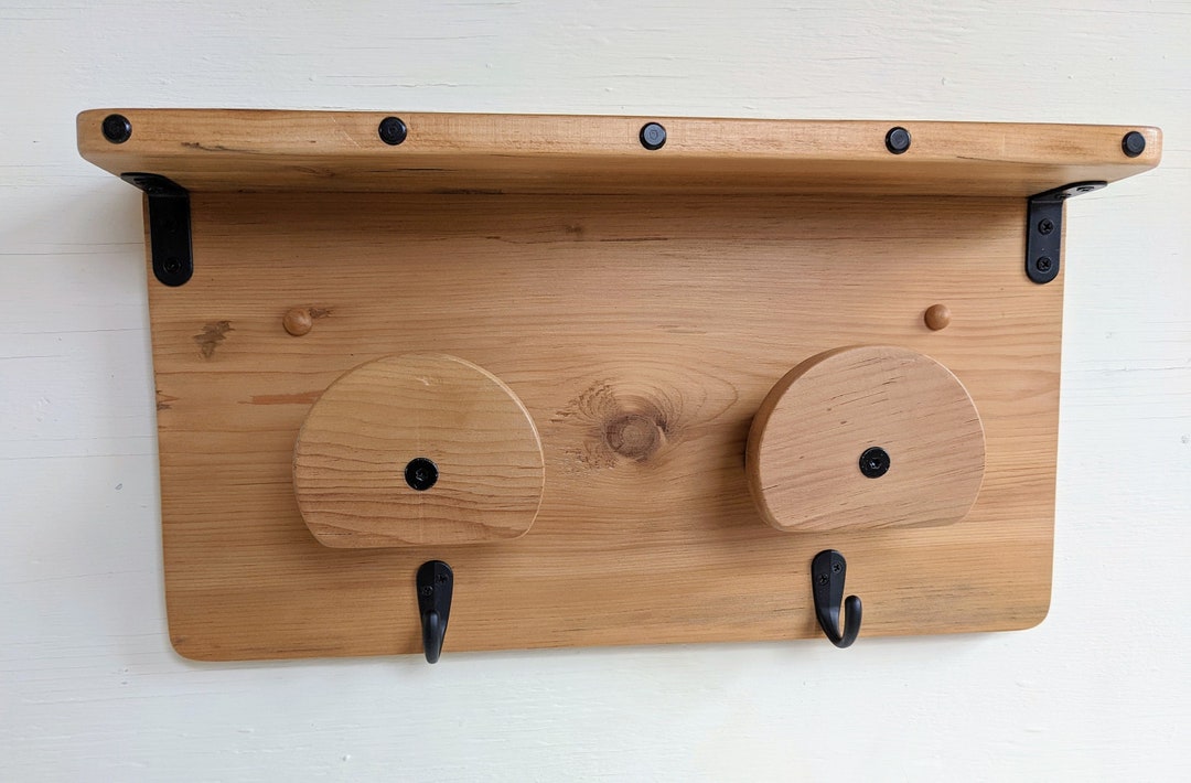 Old West 2 Headstall Wood Bridle Rack With Top Shelf - Etsy