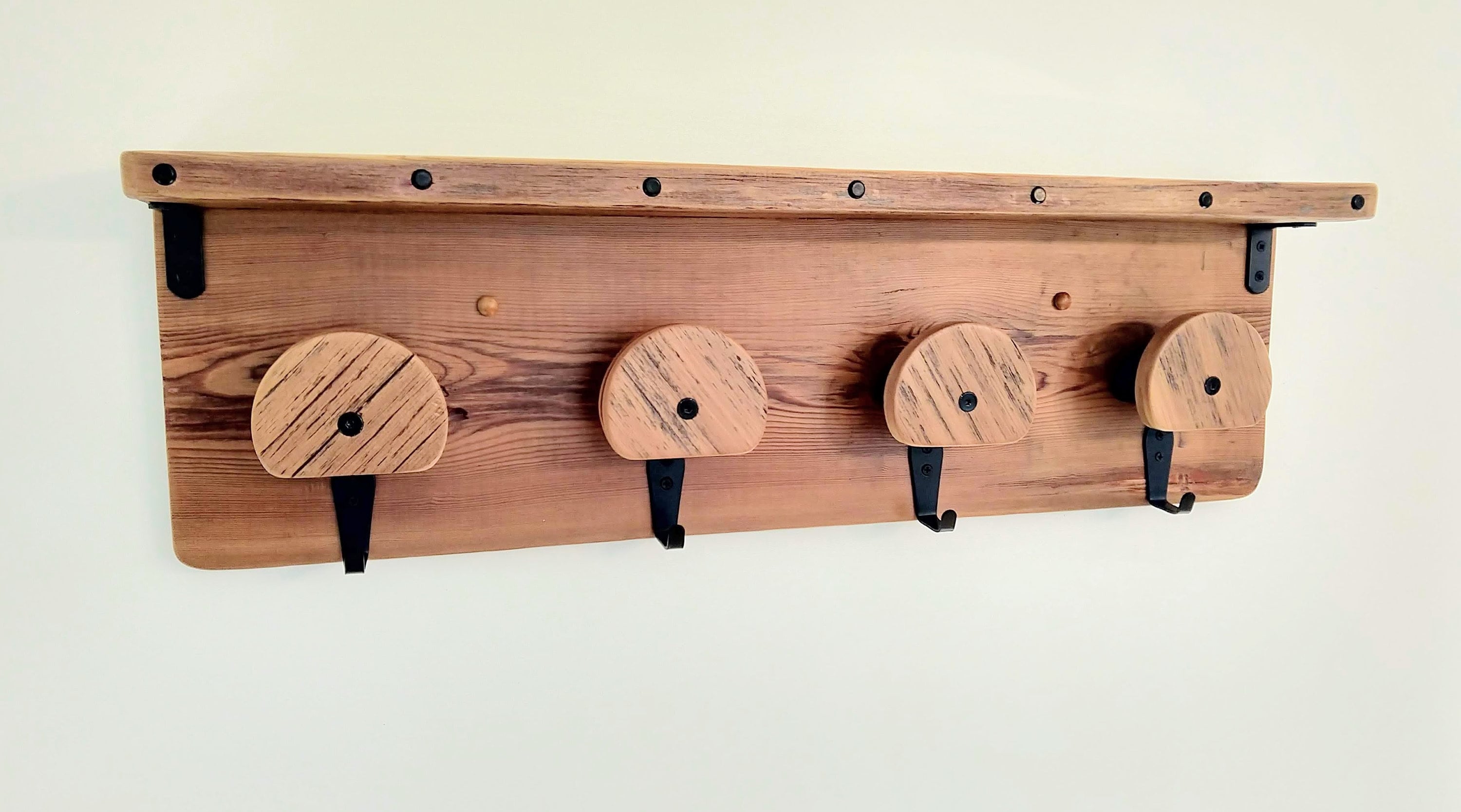 Old West 4 Headstall Wood Bridle Rack With Shelf - Etsy