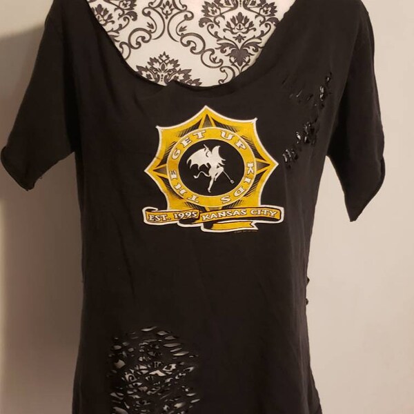 Cut up Band Shirt - Etsy