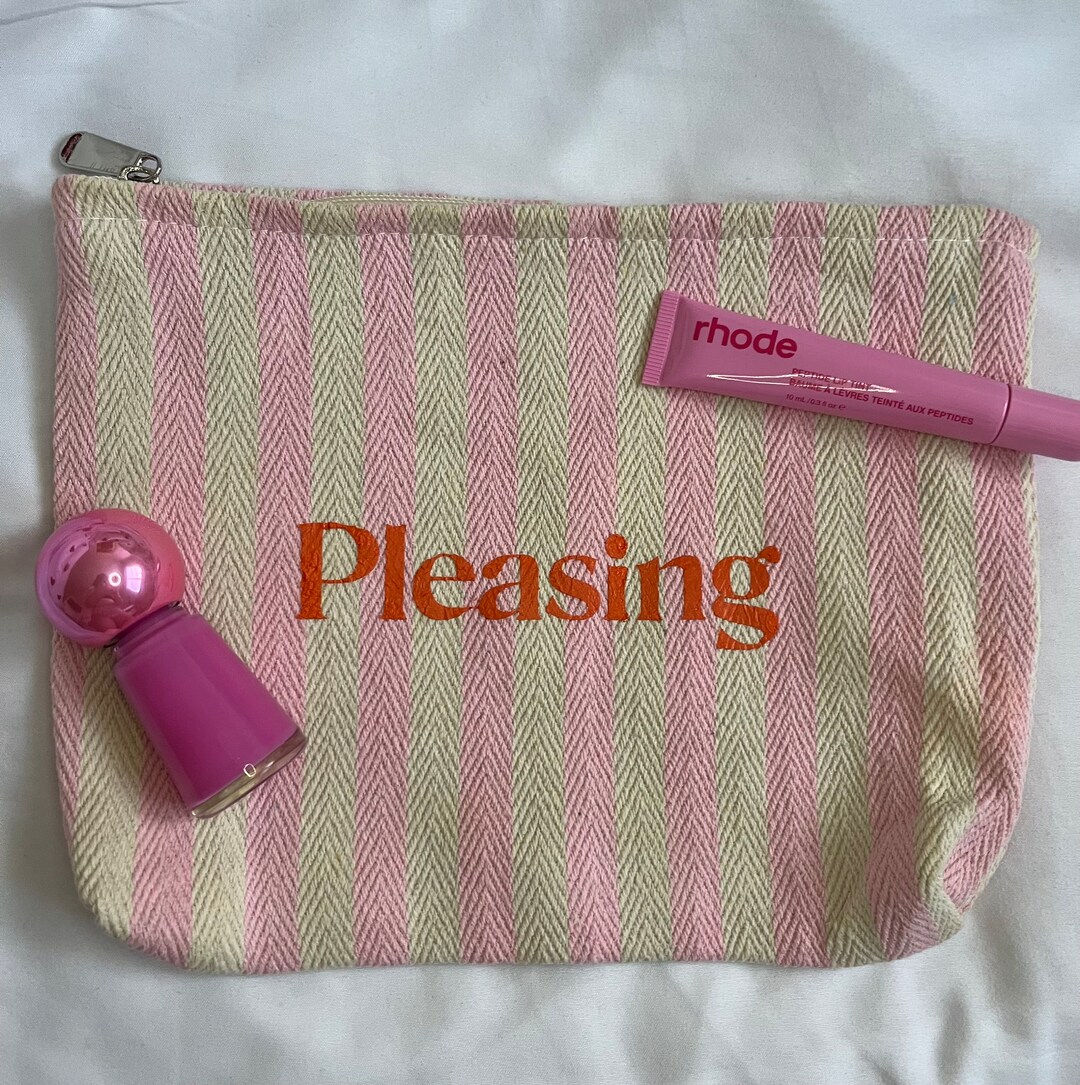 Pleasing Striped Pouch - Etsy