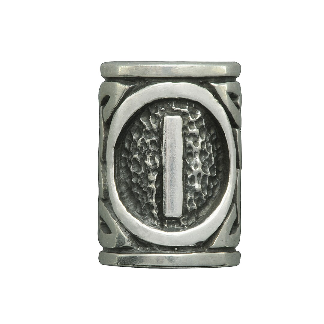 Rune Isa Beard Hair, 925 Sterling Silver, Antique Old Norse,isa Rune ...