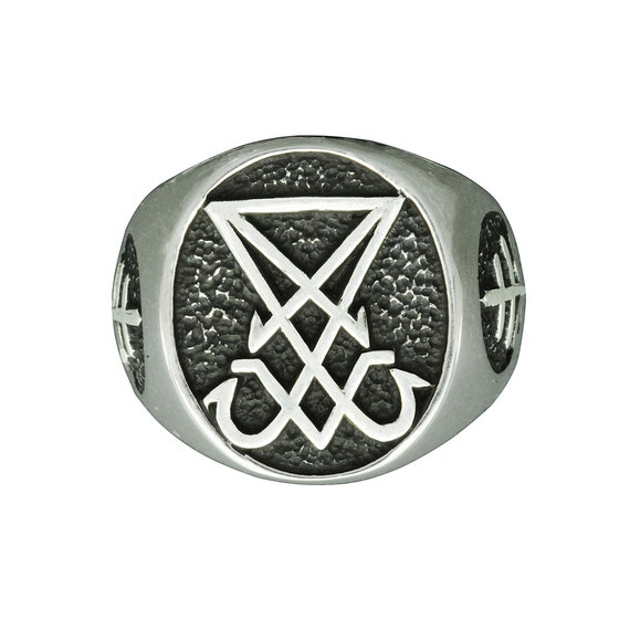 Lucifer Rings Sigil Of Lucifer Seal Of Satan Devil Occult