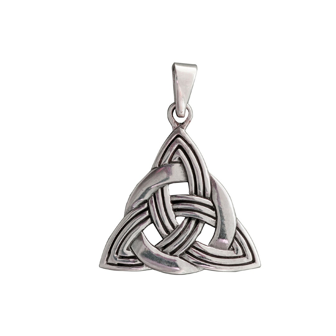 Triskele Trinity Triquetra Celtic Knot Pendant 6.2 G 925 Sterling ...
