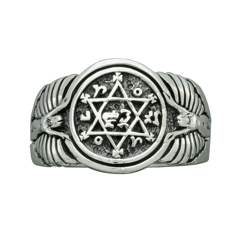 Star of David Ring 925 Sterling Silverseal of Solomon - Etsy