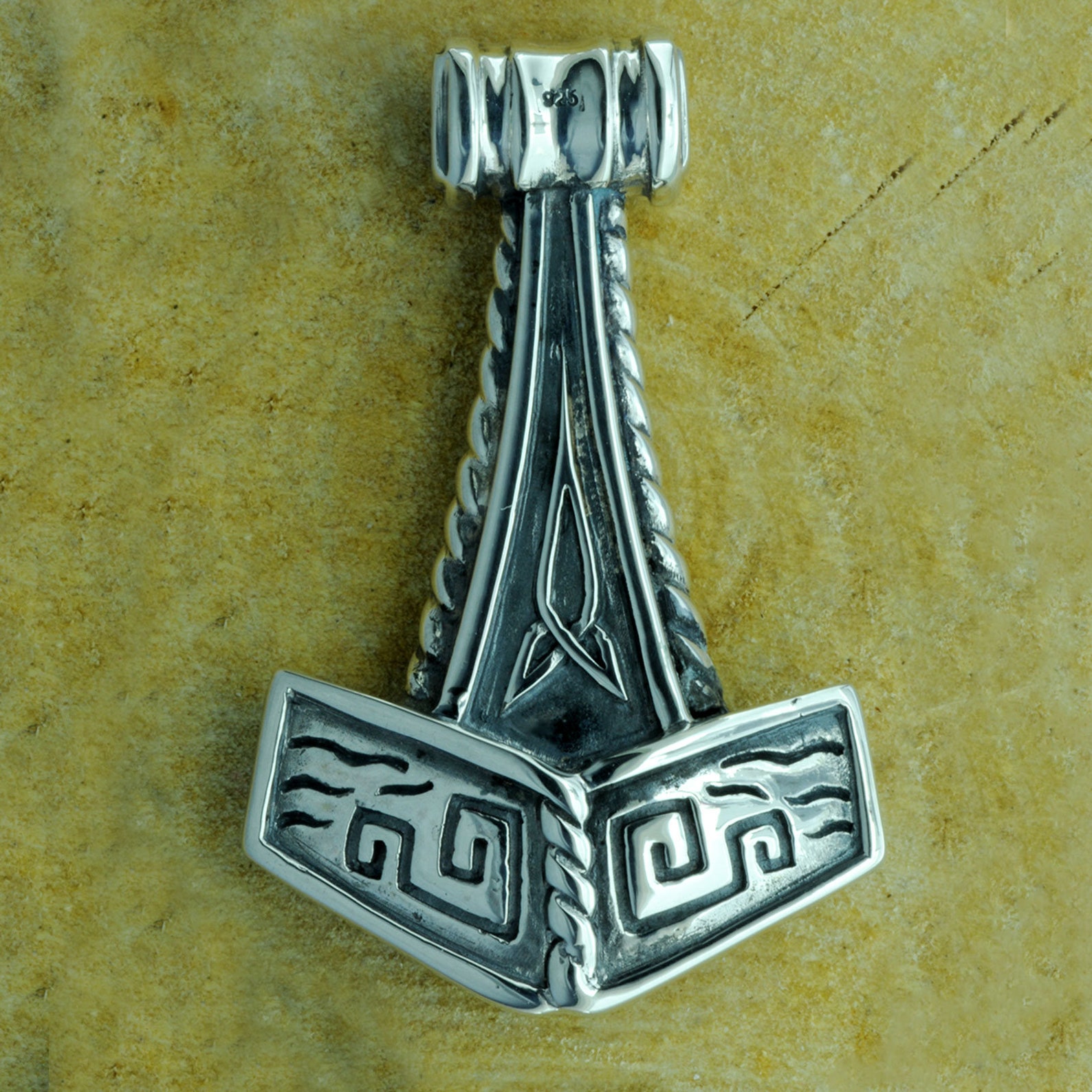 Thor's Hammer 3D Mjolnir Celtic Knot Norse Viking Pendant - Etsy