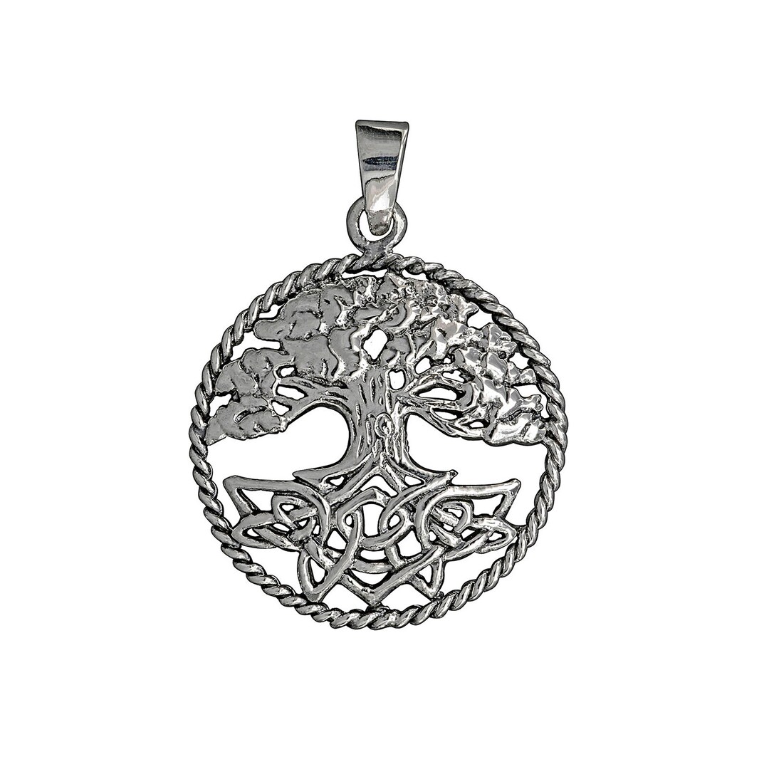 Tree of Life Celtic Knot Round 6 G 925 Sterling Silver BELDIAMO - Etsy