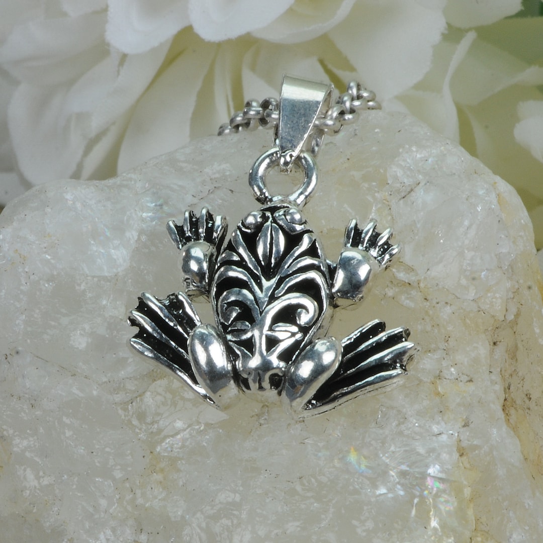 Frog With Moving Legs Pendant ,925 Sterling Silver,viking Style Celtic ...