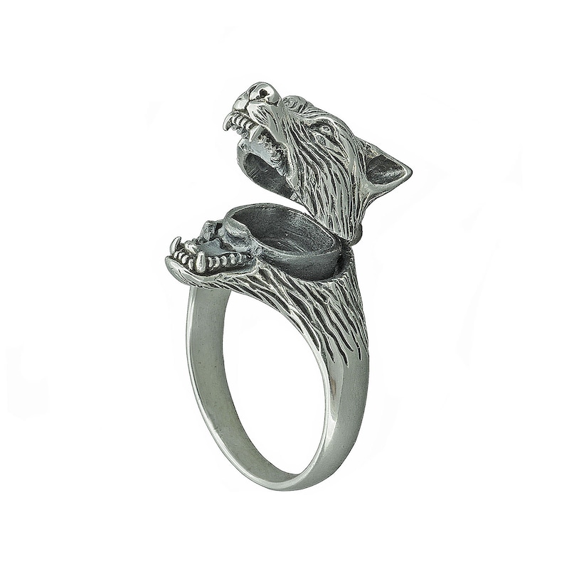 Silver Biker Ring - Etsy