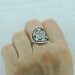Metatrons Cube Ring,925 Sterling Silver Mercabah Tetrahedron Talisman ...
