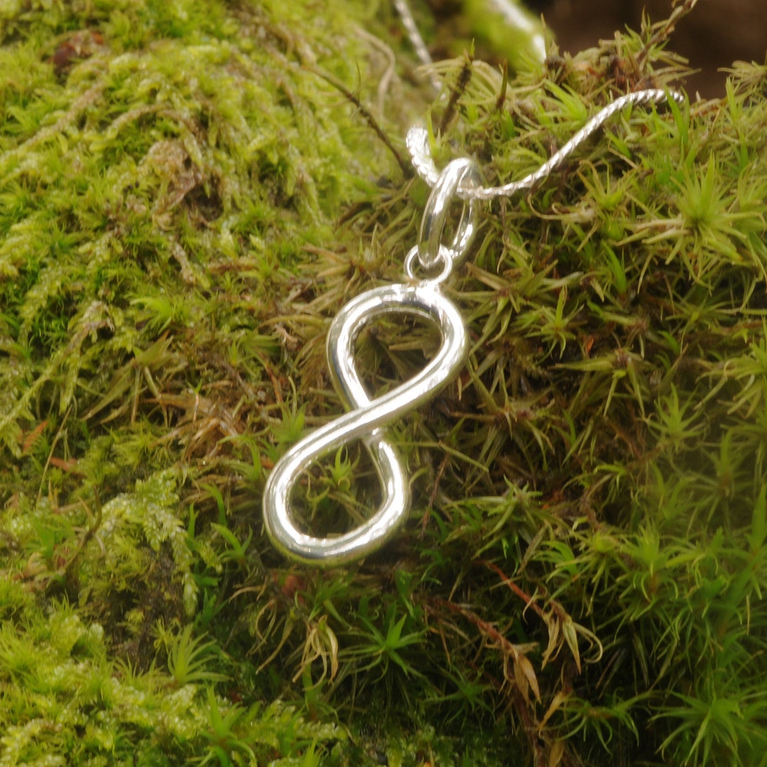 Infinity Symbol Pendant With Chain Necklace,925 Sterling Silver, Dainty ...