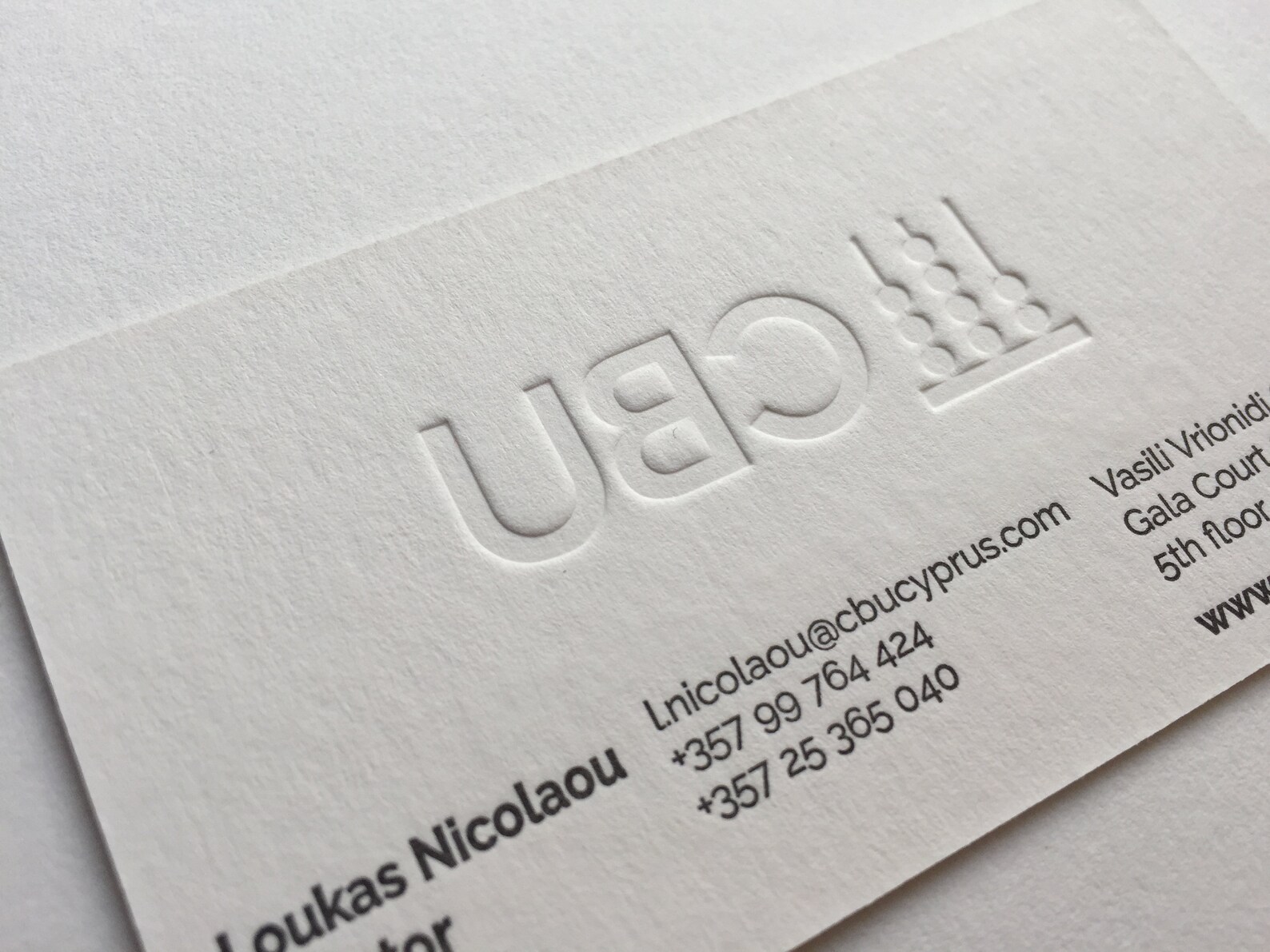 100 Pcs Custom Embossed Business Cards Letterpress Custom - Etsy