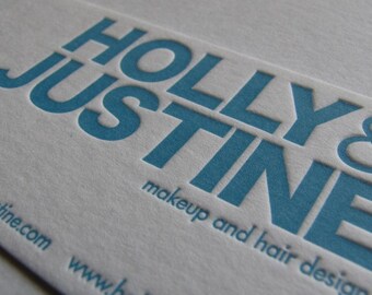 Letterpress Calling Cards - Etsy