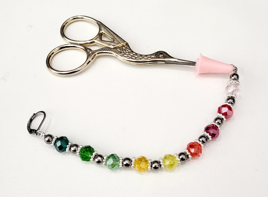 Scissors Keeper Beaded Scissor Keep Needlework Accessory - Etsy UK