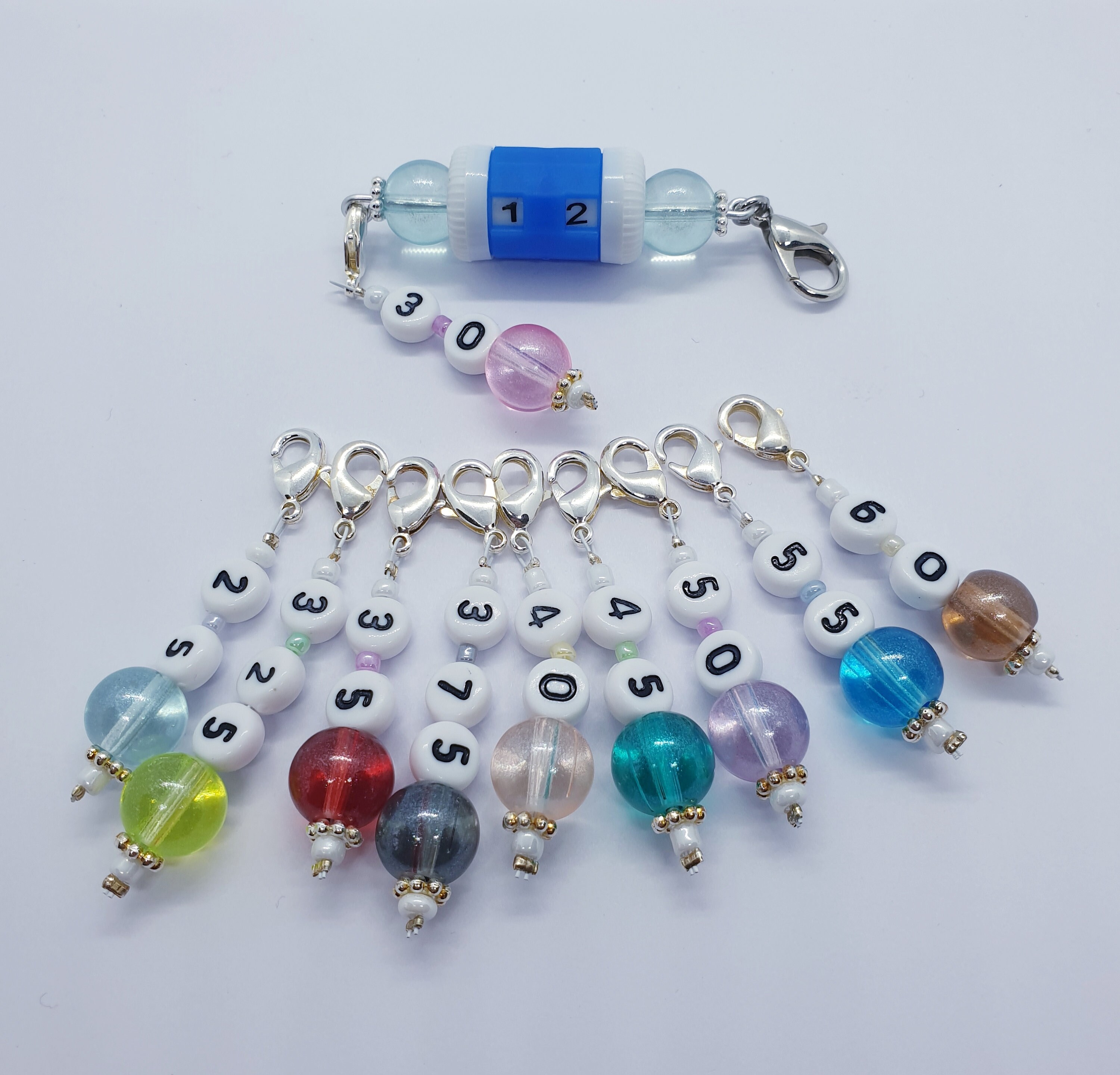 Crochet Round Counter Clip On Round Counter and Numbered Hook | Etsy