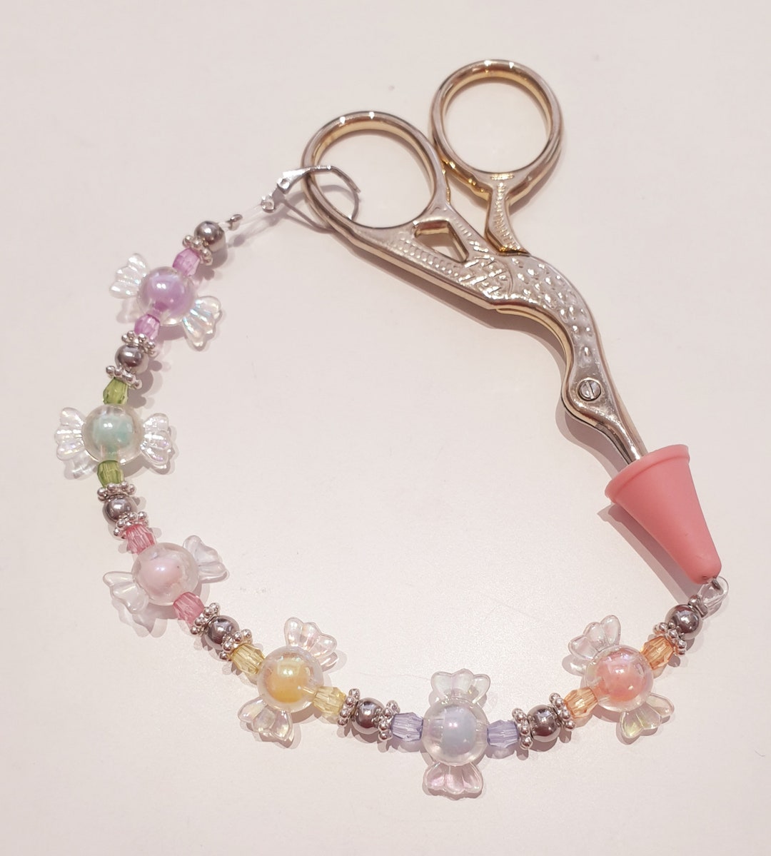 Scissors Keeper, Sweet Beaded Scissor Keep, Needlework Accessory, Point ...