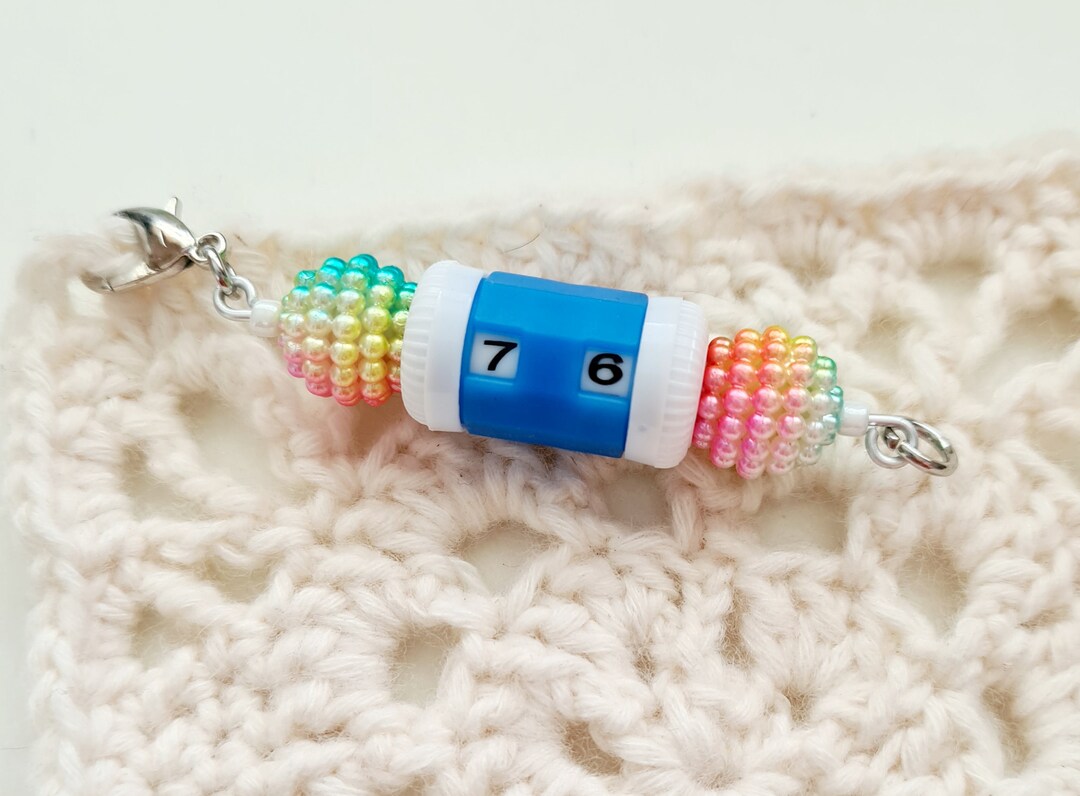 Crochet Round Counter Clip On, Round Counter and Numbered Hook ...