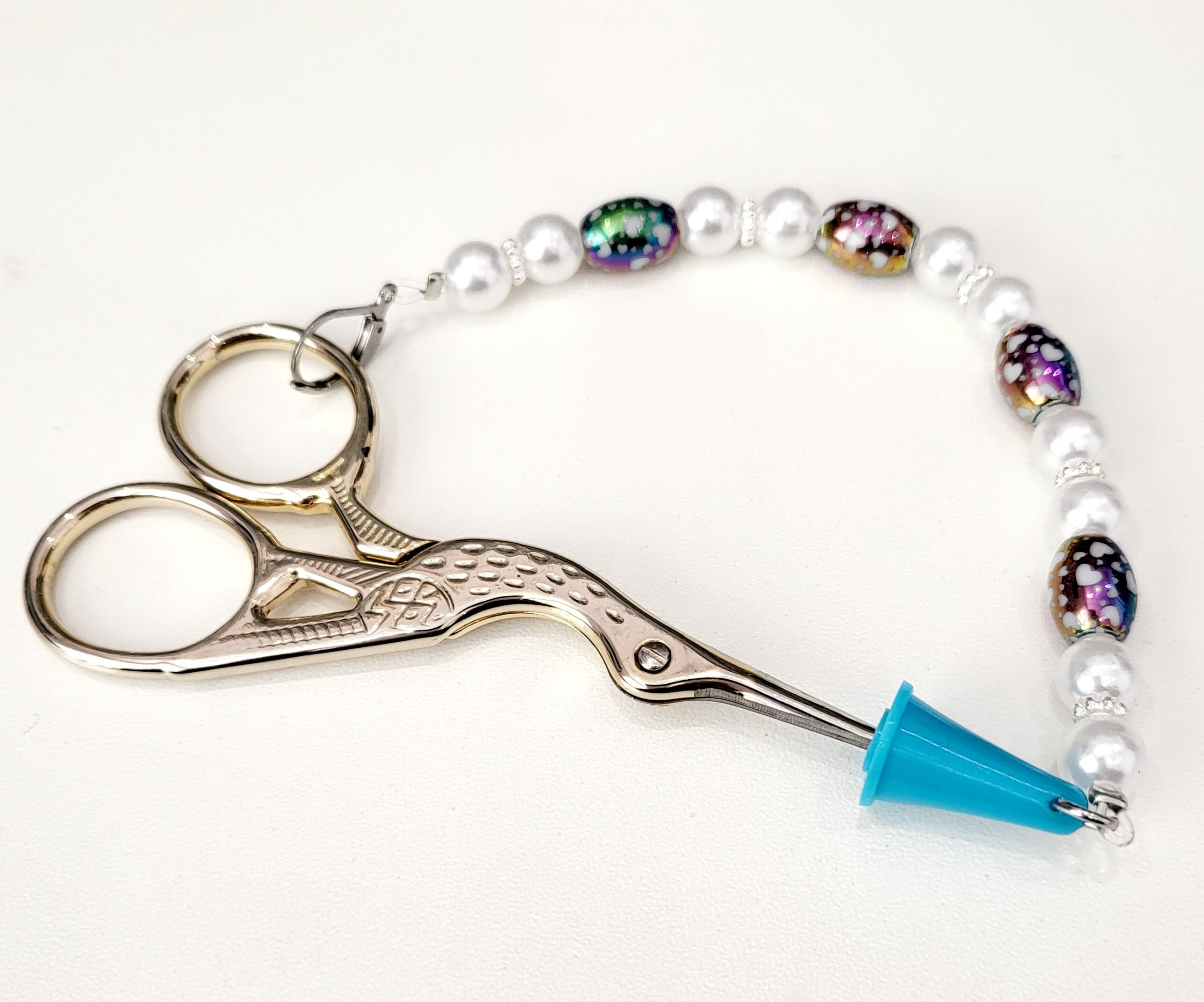 Scissors Keeper Heart Bead Scissor Keep Needlework - Etsy