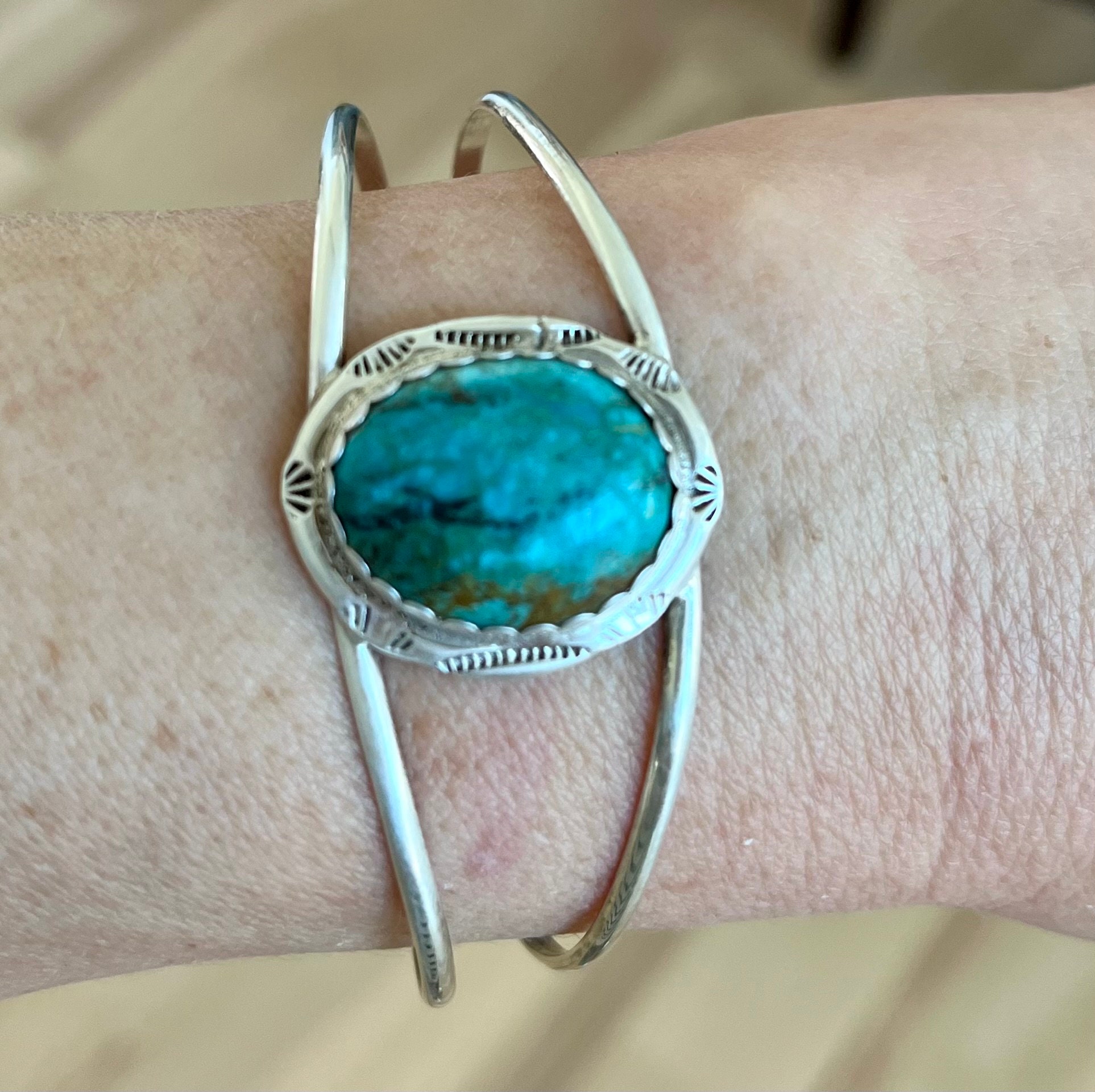 Cynthia Begay Navajo Turquoise Cuff Bracelet CB Navajo - Etsy