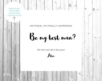 Best Man Request - Etsy