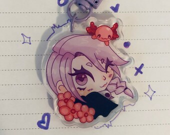 FFXIV Standee Hythlodaeus Keychain Charm Standee Ascian Mask - Etsy