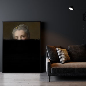 Black Defaced Poster Alter Art Portrait Manon Balletti, Victorian Art ...