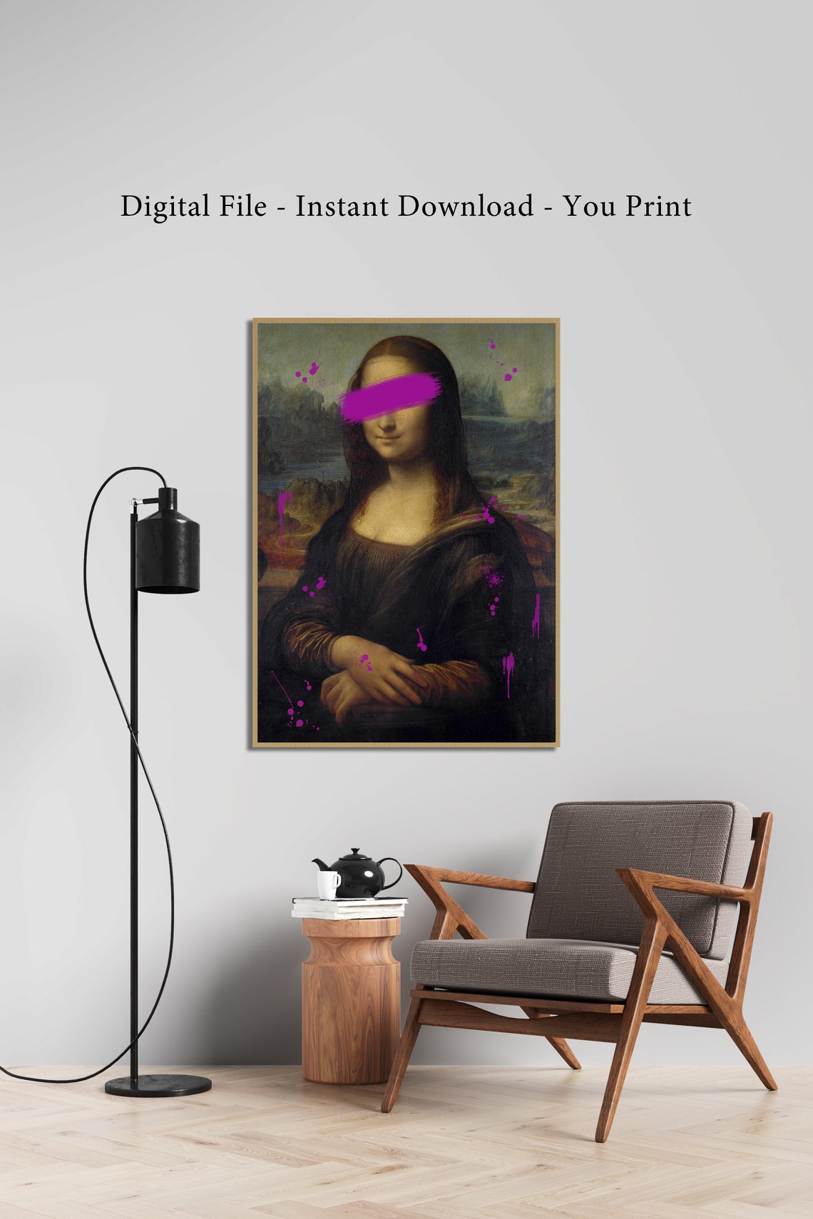Printable Mona Lisa Wall Alter Art, Renaissance Poster, Digital Art ...
