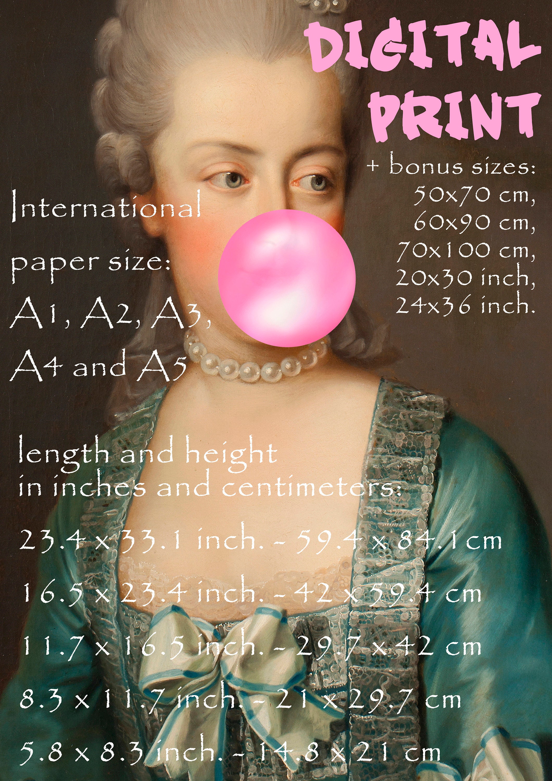 Art & Collectibles Prints Digital Prints Cute Girl gang Unladylike Mini ...