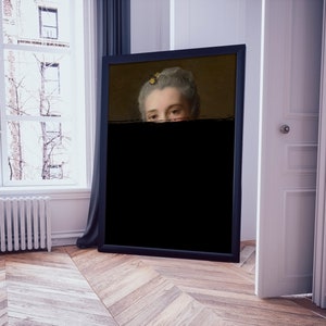 Black Defaced Poster Alter Art Portrait Manon Balletti, Victorian Art ...