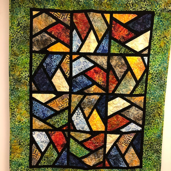Stained Glass Fabric - Etsy