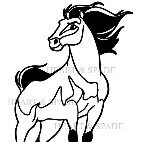 Spirit Horse SVG Design Spirit Horse Spirit SVG Cut File - Etsy