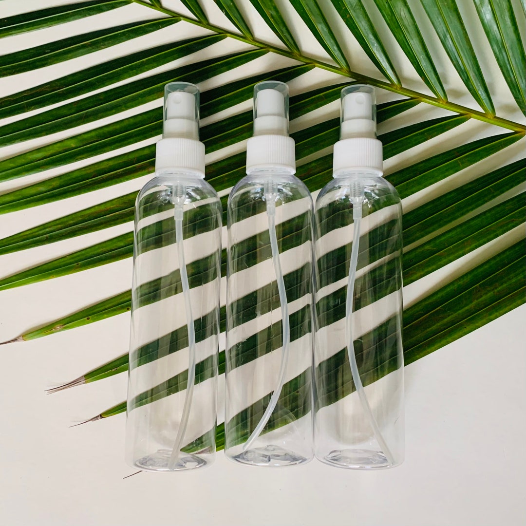 Clear Plastic Spray Bottles, 3 Piece Set - Etsy