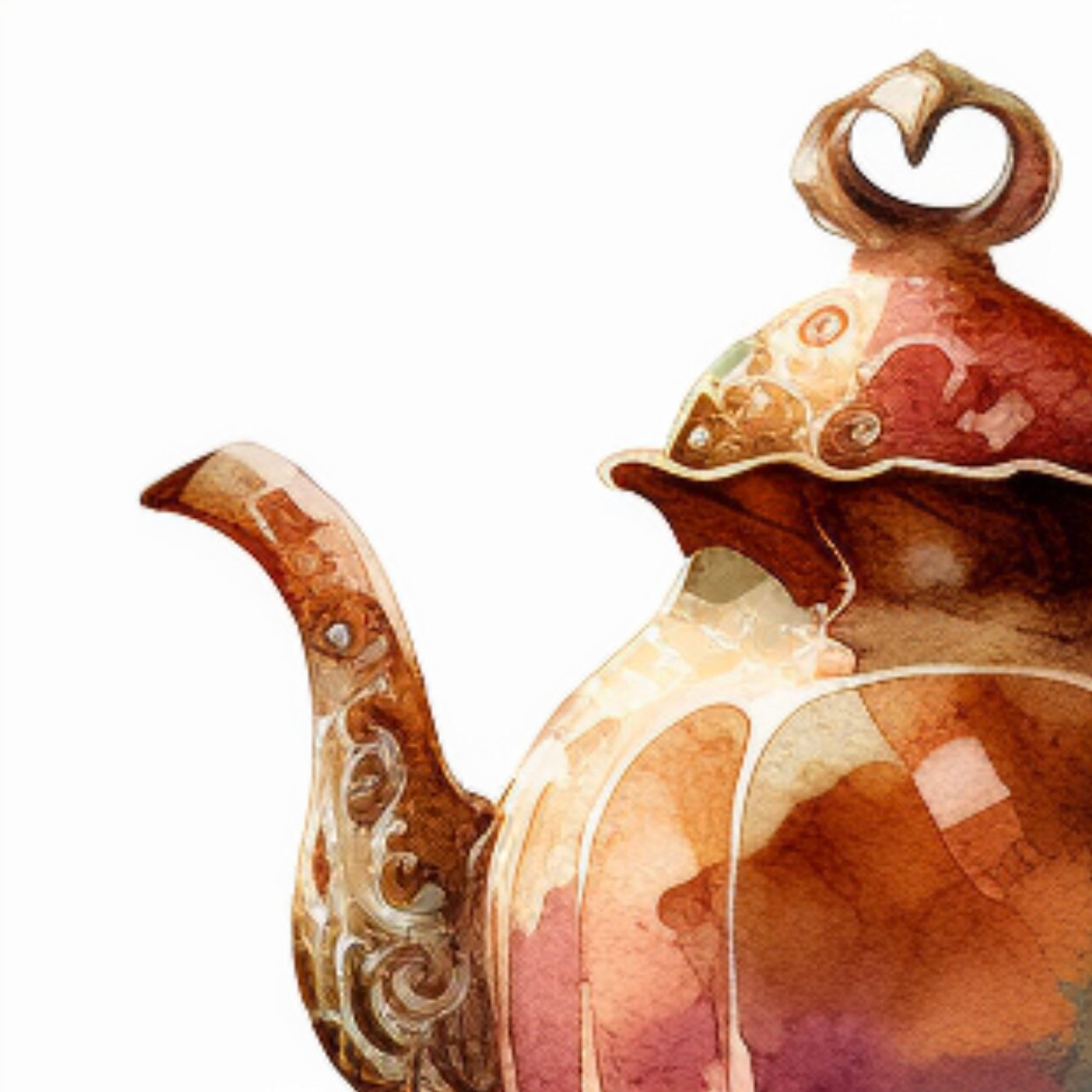 Watercolor Teapot PNG Clipart Bundle - Etsy Australia