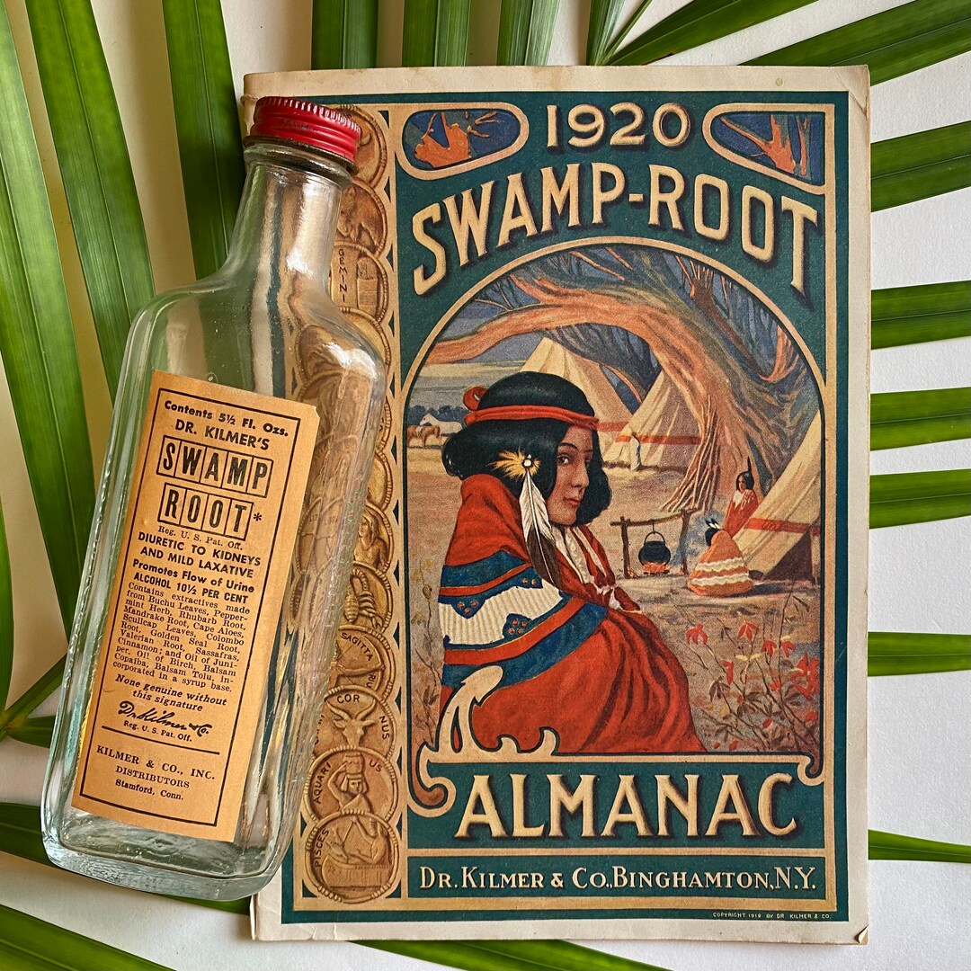 Antique Swamp Root Almanac With Swamp Root Bottle - Etsy