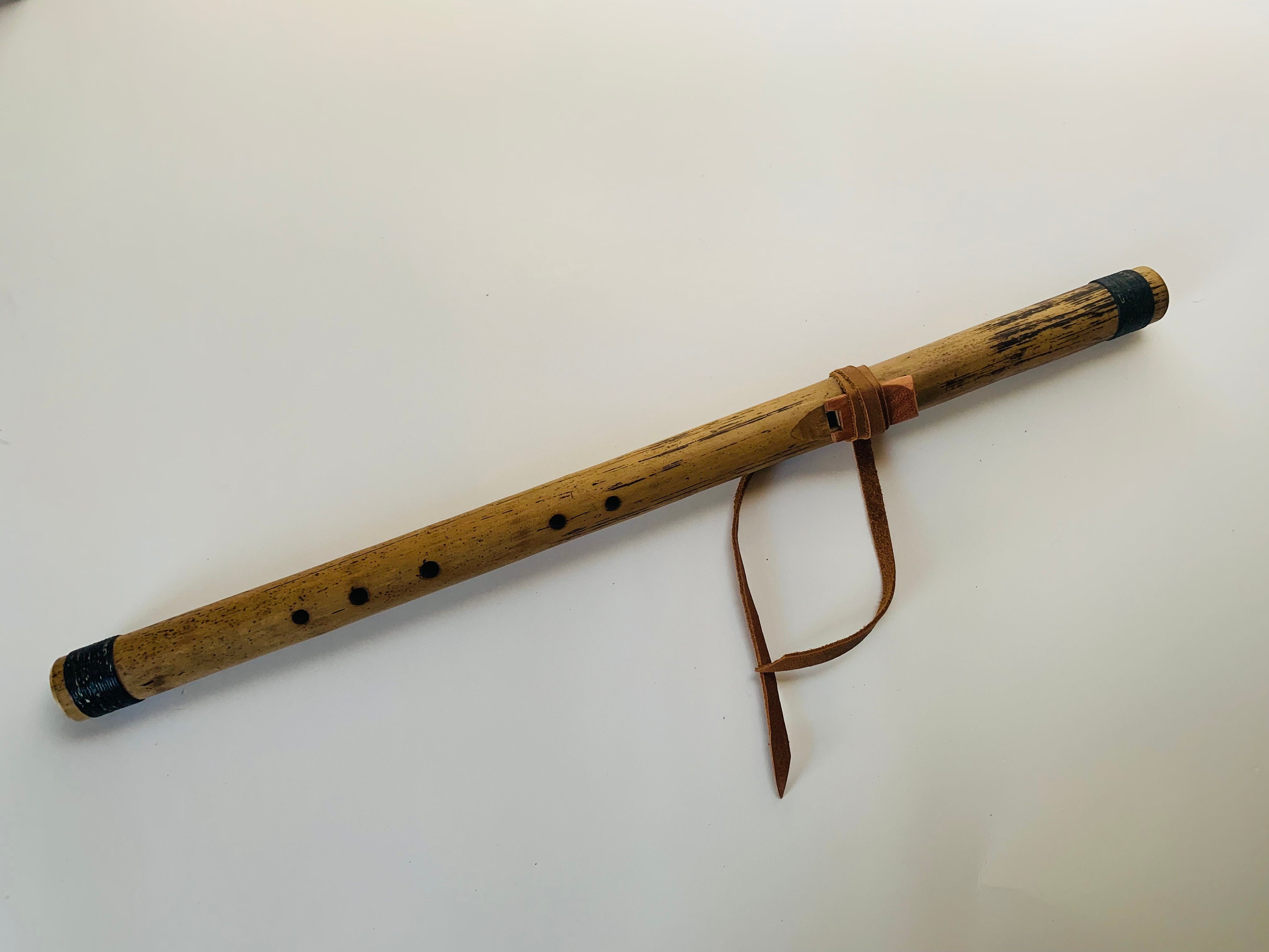 Native American Style Bamboo Flute in the Key of A - Etsy