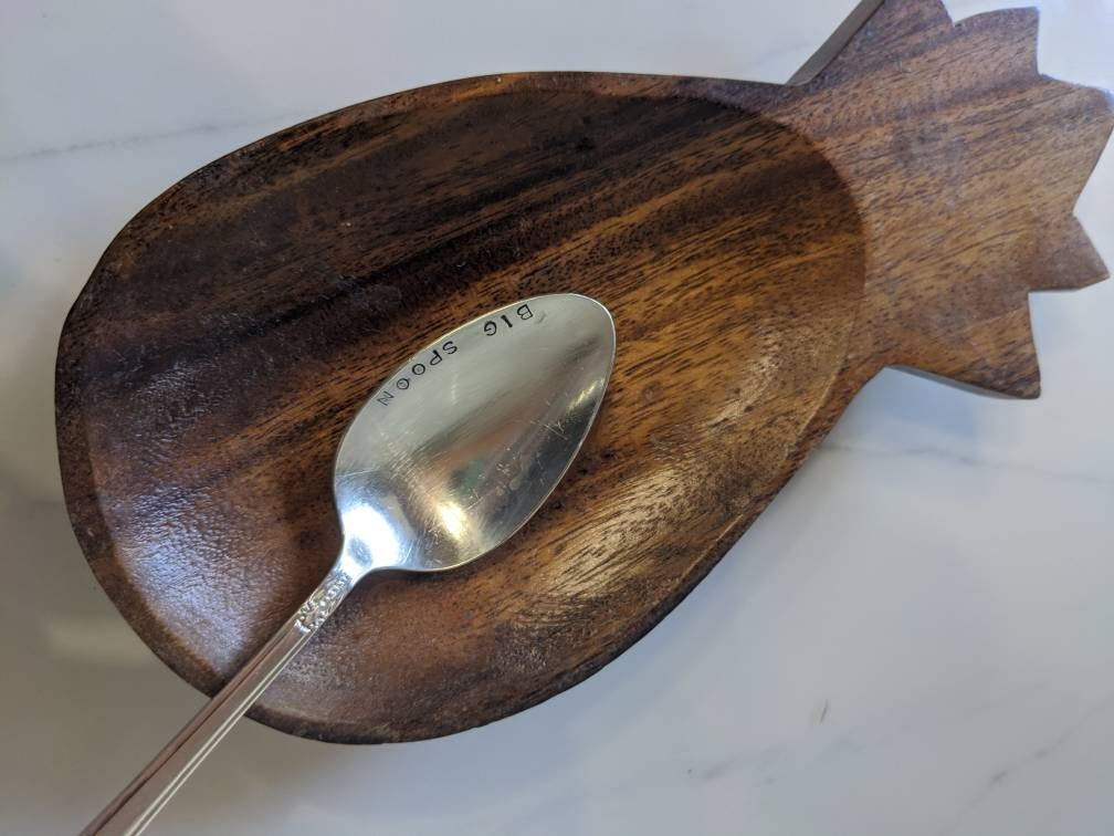 Handstamped Fun Sayings Flatware / 1940's silverware / - Etsy Nederland