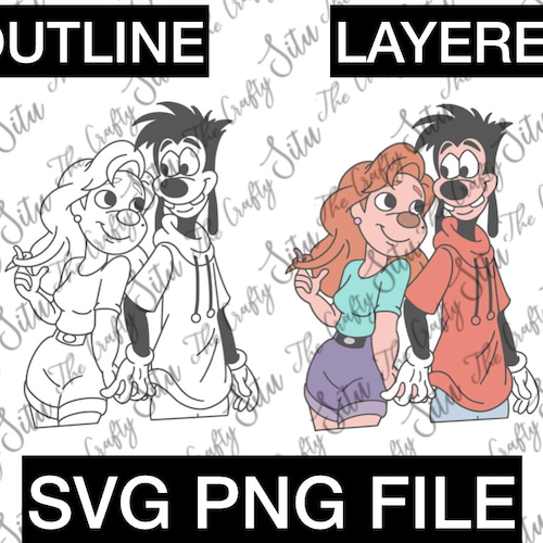 Max and Roxanne SVG Goofy Movie SVG Roxanne Svg Goofy Movie - Etsy Canada