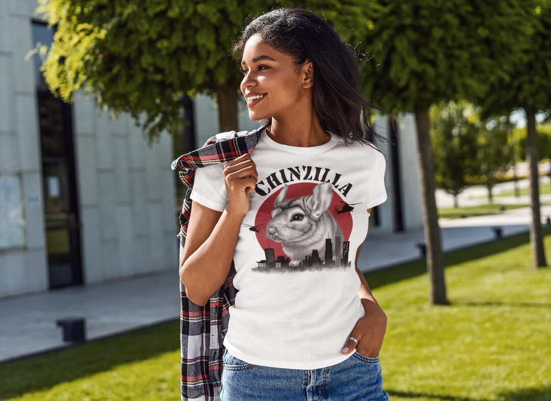 Chinzilla Tshirt PNG Design, Giant Chinchilla Monster, Chinchilla ...