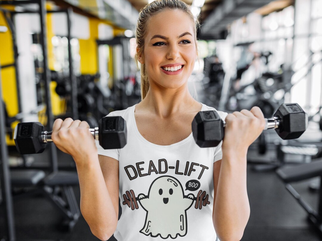 Dead-lift Shirt Design, Ghost Deadlift Sweatshirt PNG, Funny Ghost ...