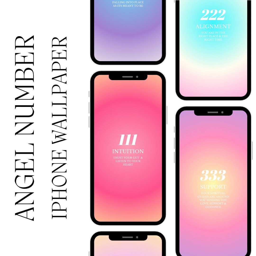 Angel Number iPhone Wallpaper Collection: Enlighten Your Screen With ...