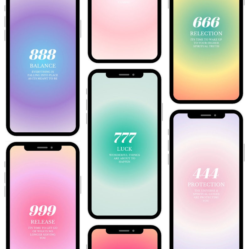 Angel Number iPhone Wallpaper Collection: Enlighten Your Screen With ...