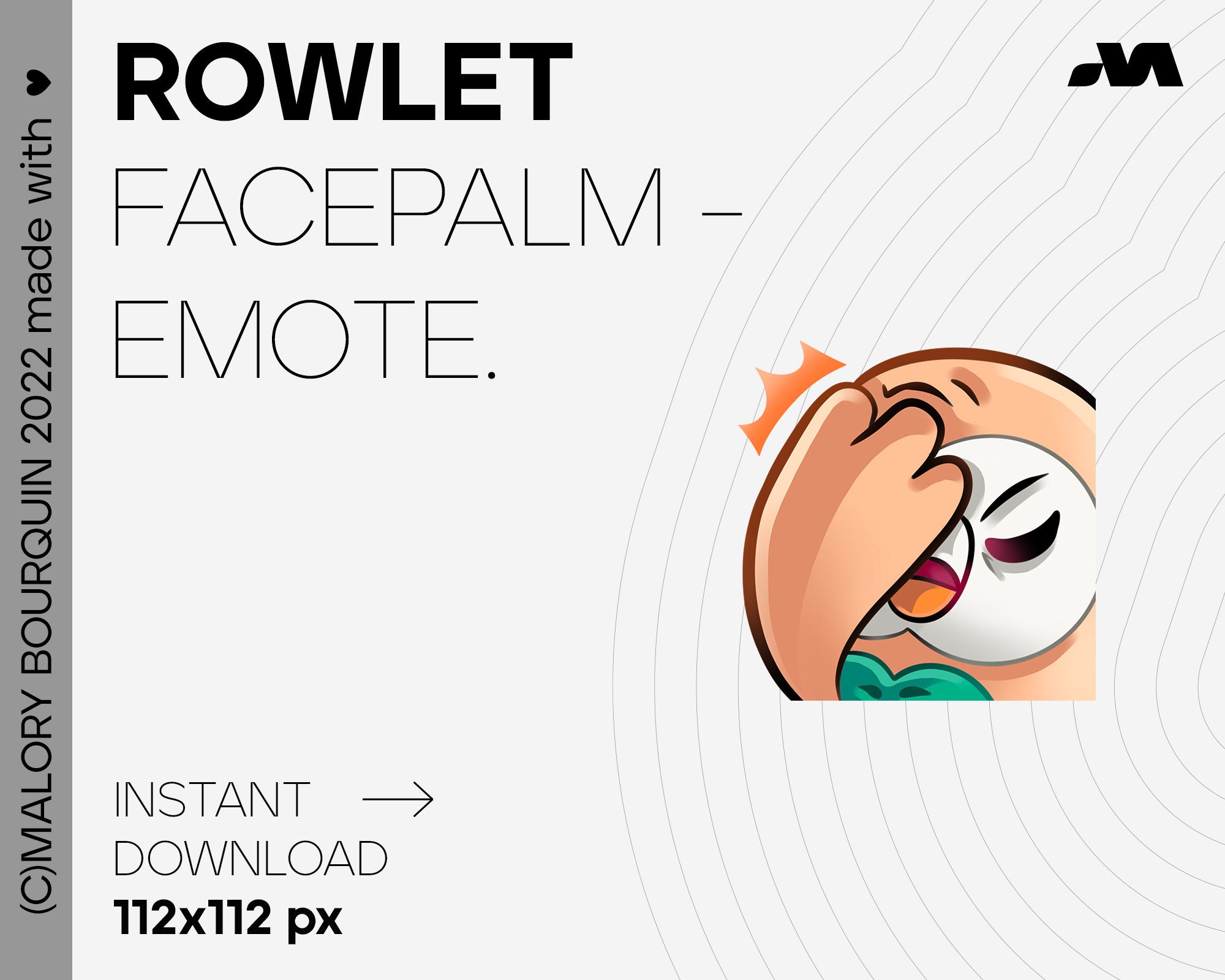 EMOTES TWITCH / Rowlet - Etsy