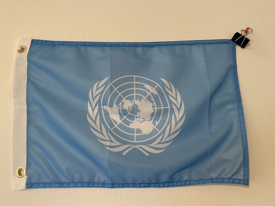 12 X 18 Inch United Nations Flag 2 Grommets Z37 - Etsy