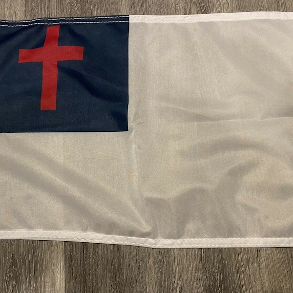 Christian Flag Banner - Etsy