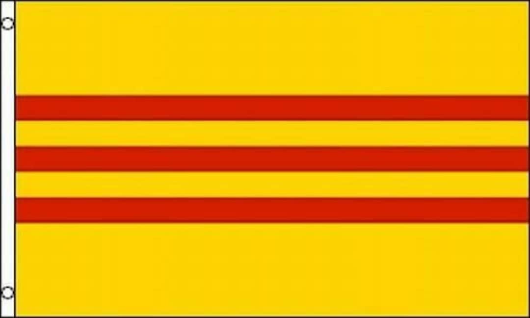 South Vietnamese Flag 3x5 Ft 1948 - 1975 RVN Republic Saigon Vietnam ...