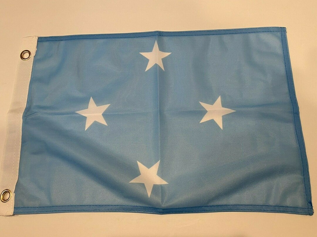 Micronesian Flag 12" X 18" Federated States of Micronesia FSM Pacific ...