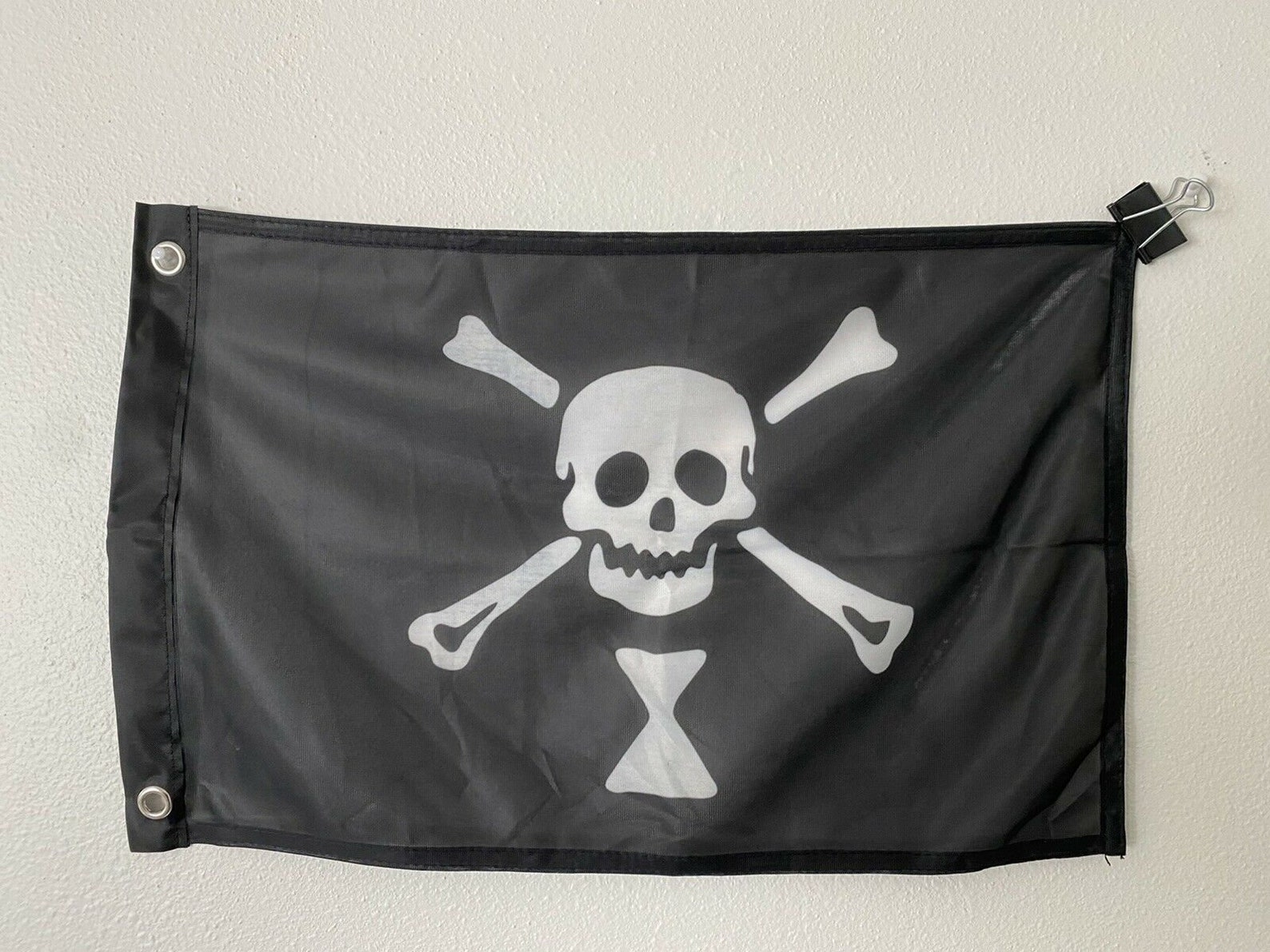 12 X 18 Jolly Roger Pirate Emanuel Wynne Flag 12" X 18" Banner Super ...